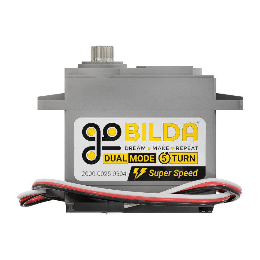 2000 Series 5 Turn Dual Mode Servo 25 4 Super Speed Gobilda®